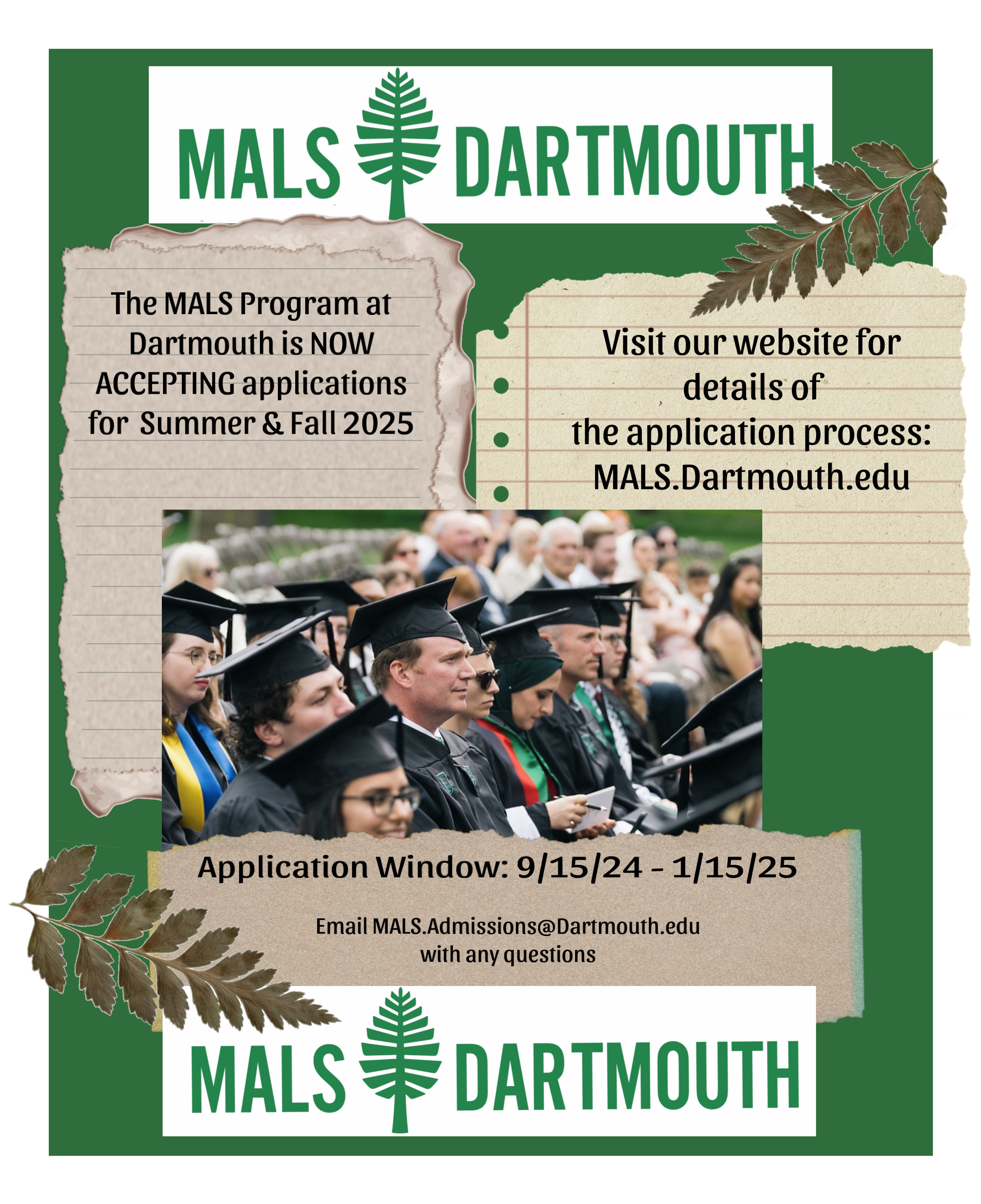Application NOW OPEN | Master of Arts in Liberal Studies Program